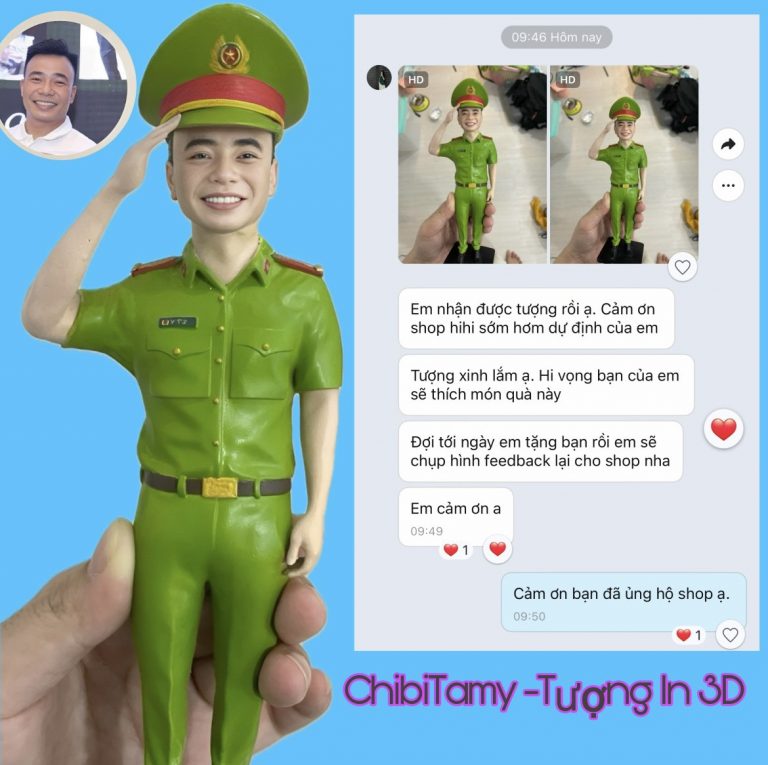 Tượng chibi đất sét - Bảng giá nặn tượng theo yêu cầu - Quà sinh nhật